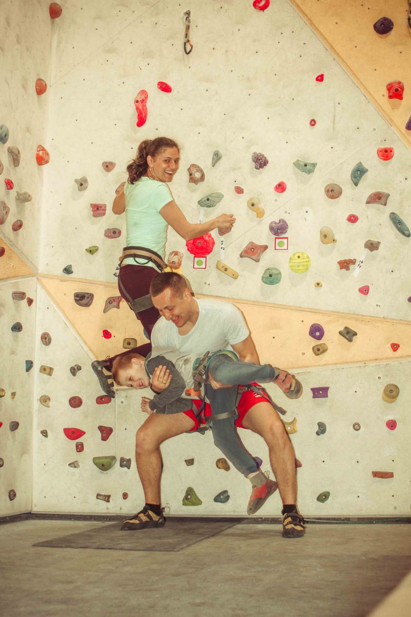 Indoor Rock Climbing for kids - a mix of fun and exercise ...